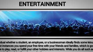 Entertainment at emaze Presentation