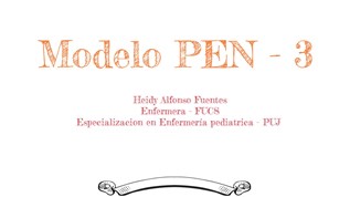 MODELO PEN-3 at emaze Presentation