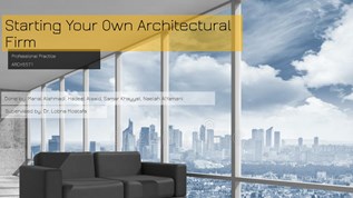 Starting Your Own Architectural Firm at emaze Presentation