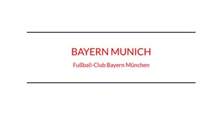 BAYERN MUNICH at emaze Presentation