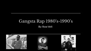 Gangsta Rap 1980 at emaze Presentation