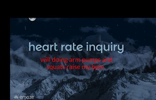 heart rate inquiry at emaze Presentation
