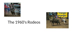 the 1960's rodeos. at emaze Presentation