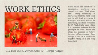 Work ethics at emaze Presentation