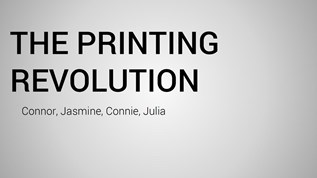 The Printing Revolution at emaze Presentation