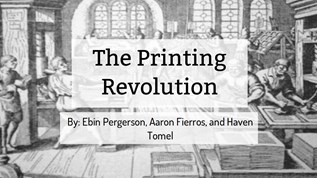 The Printing Revolution at emaze Presentation