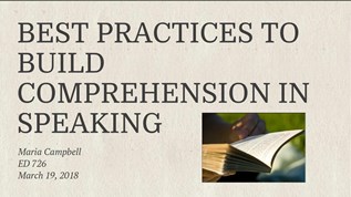 Best Practices To Build Comprehension Through Speaking at emaze ...