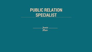 public relations project at emaze Presentation
