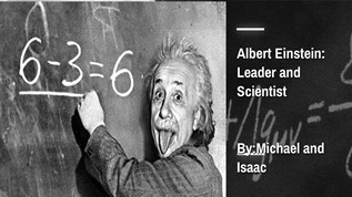 Albert Einstein: Leader and Scientist at emaze Presentation