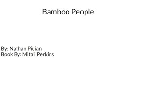 Bamboo People Project at emaze Presentation