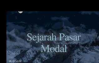 Sejarah Pasar Modal (blm jadi) at emaze Presentation