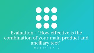 Question 2 - Evaluation at emaze Presentation