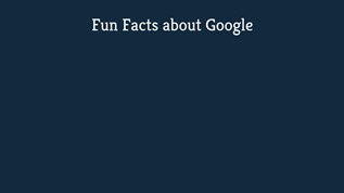 Fun Facts about Google at emaze Presentation