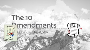 The 10 amendments at emaze Presentation