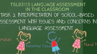 TSLB3113 LANGUAGE ASSESSMENT IN THE CLASSROOM at emaze Presentation