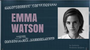 EMMA WATSON at emaze Presentation