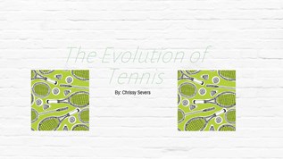 The Evolution of Tennis at emaze Presentation
