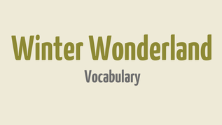 Winter Vocab at emaze Presentation