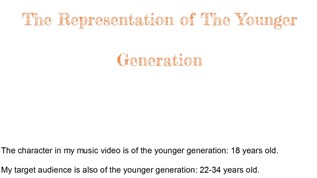 The Representation of The Younger Generation at emaze Presentation