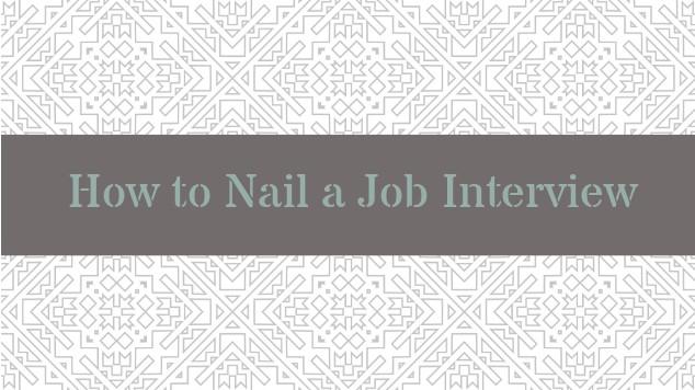 How to Nail a Job Interview at emaze Presentation