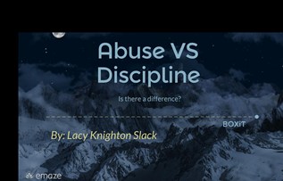 Abuse VS Discipline at emaze Presentation