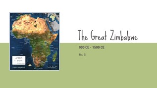 The Great Zimbabwe at emaze Presentation