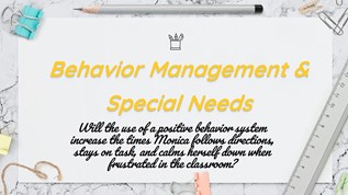 Behavior Management & Special Needs at emaze Presentation