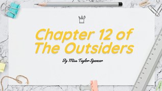 Chapter 12 of The Outsiders at emaze Presentation