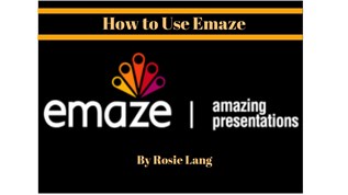 How to Use at emaze Presentation