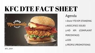 KFC Fact Sheet at emaze Presentation
