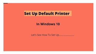 Set Up Default Printer in Windows 10 at emaze Presentation