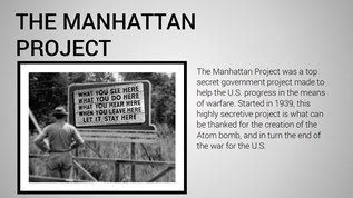 The Manhattan Project. at emaze Presentation
