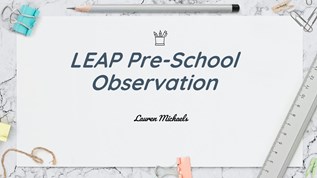 LEAP Pre-School Observation at emaze Presentation