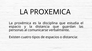 LA PROXEMICA at emaze Presentation