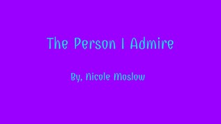 The Person I Admire at emaze Presentation