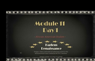 FLEX Module 11-1: The Harlem Renaissance at emaze Presentation