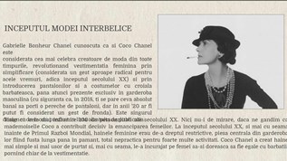 Moda interbelica at emaze Presentation