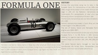 FORMULA ONE at emaze Presentation