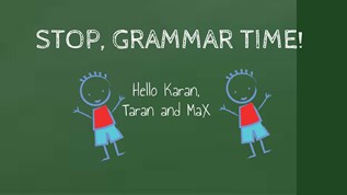 STOP GRAMMAR TIME! at emaze Presentation