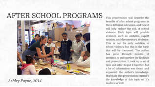 After School Programs at emaze Presentation