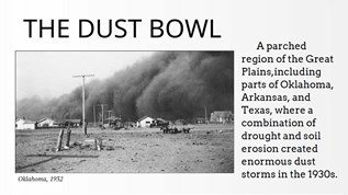 The Dust bowl at emaze Presentation