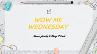 Wow me wednesday at emaze Presentation