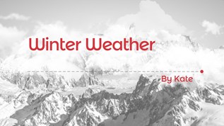 Winter Weather at emaze Presentation