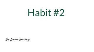 Habit #2 at emaze Presentation