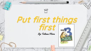 Put first things first at emaze Presentation