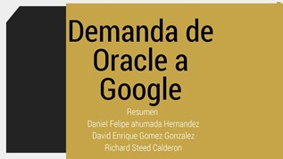 Demanda de Oracle a Google at emaze Presentation