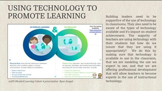 Using Technology to promote Learning at emaze Presentation