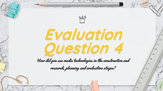 Evaluation Question 4 at emaze Presentation