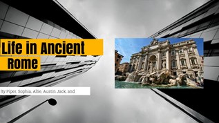 Life in Ancient Rome at emaze Presentation