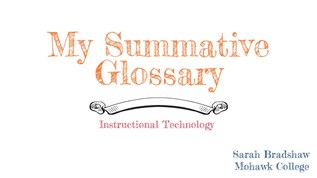 My Summative Glossary at emaze Presentation
